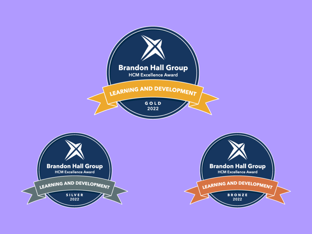 17 prêmios para nossos clientes no Brandon Hall Awards de 2022