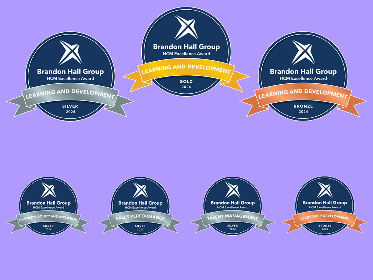 CrossKnowledge clients win 17 Brandon Hall Excellence Awards!