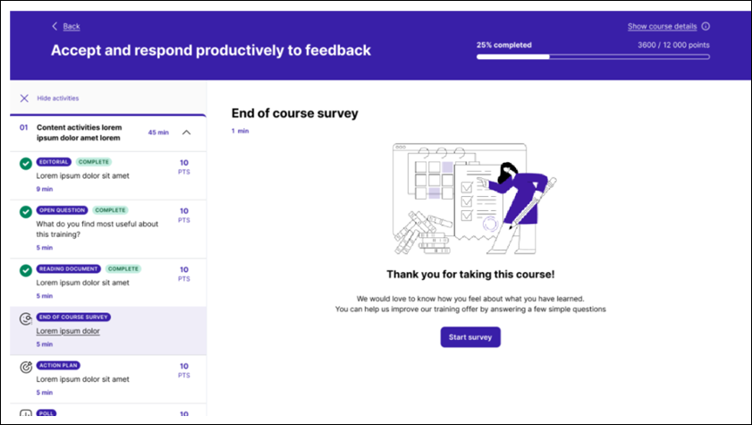 End-of-course survey available in Capabl Build - New experience ...