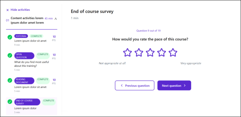 End-of-course survey available in Capabl Build - New experience ...
