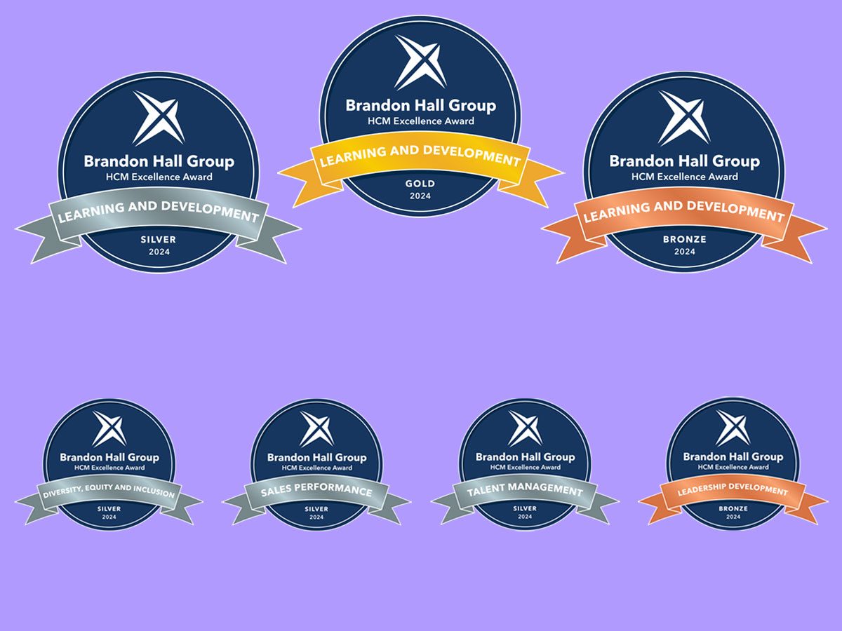 CrossKnowledge clients win 17 Brandon Hall Excellence Awards!